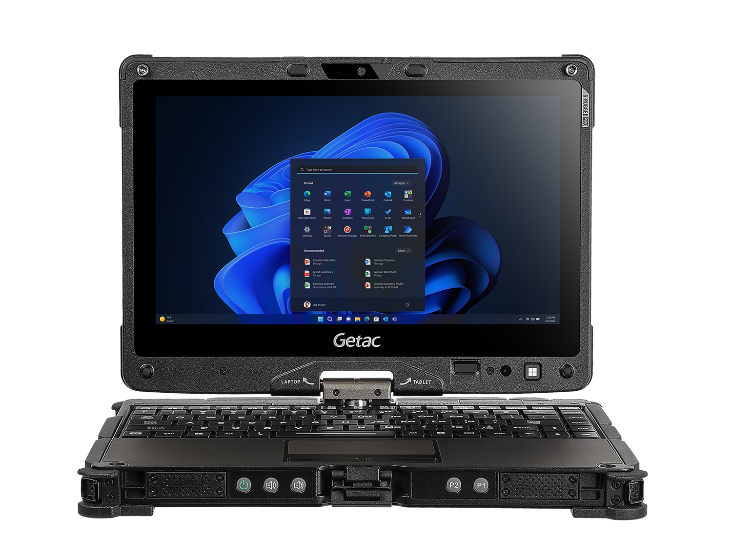Getac V110四川金之瑞测绘技术有限公司 轨道检测领域的高效、可靠、便捷计算设备 - Getac